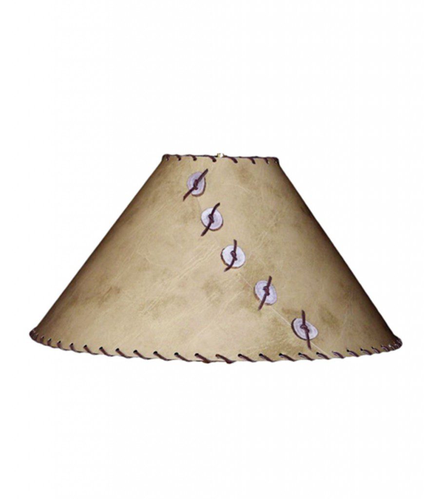 Rawhide Glow Lamp Shade - Rustic Artistry