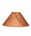 Blue and Rust Lamp Shade - Rustic Artistry