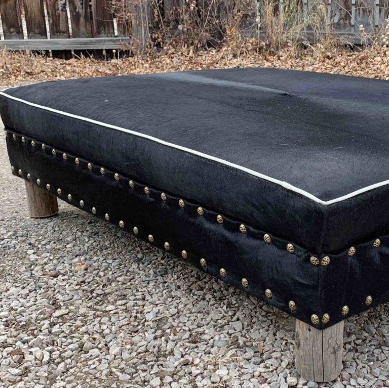 Cowhide Ottomans - Made to Order in Any Size You Need