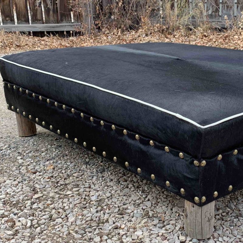 Cowhide Ottomans - Made to Order in Any Size You Need