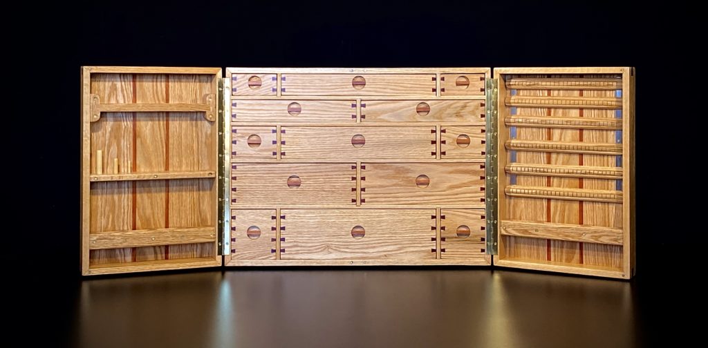 Fly Tying Cabinet - Handcrafted, Perfect Fly Fishing Gift