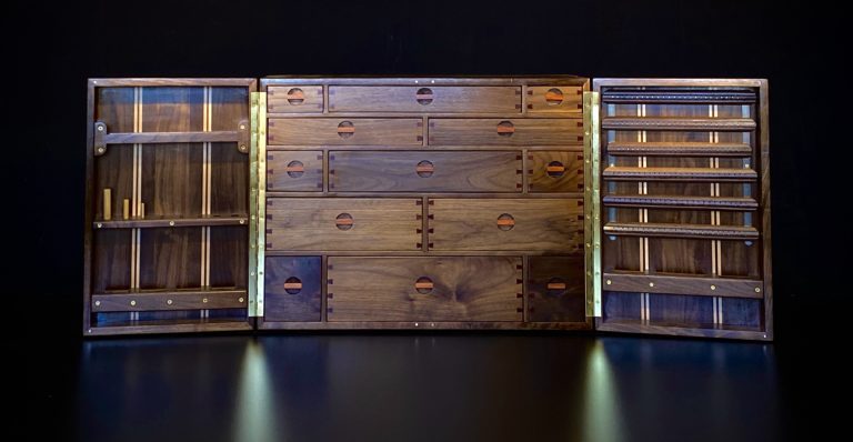 Fly Tying Cabinet - Handcrafted, Perfect Fly Fishing Gift