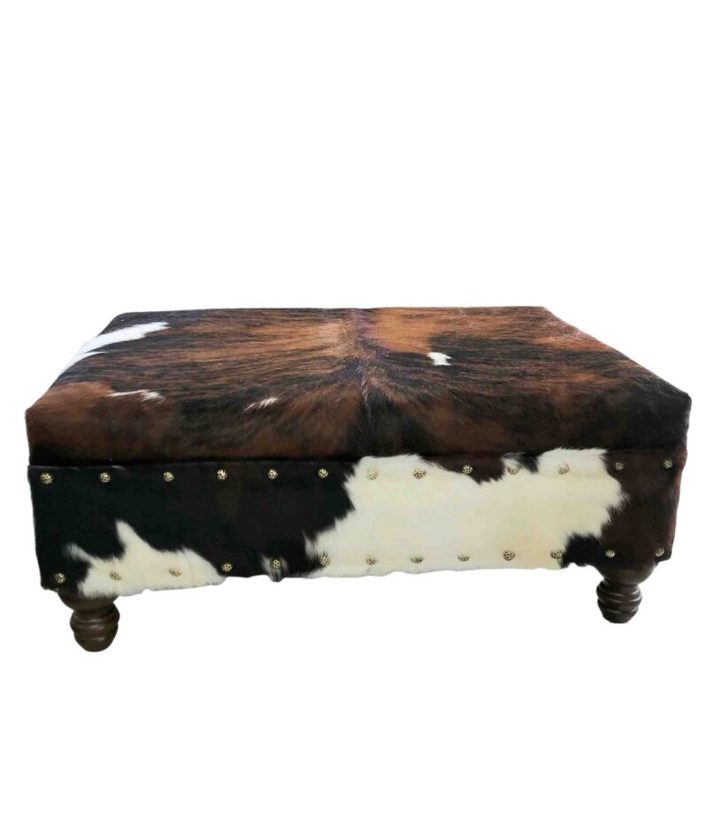Cowhide Ottomans - Made to Order in Any Size You Need