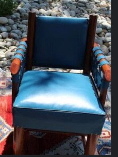 Basketweave Arm Chair - Rustic Artistry